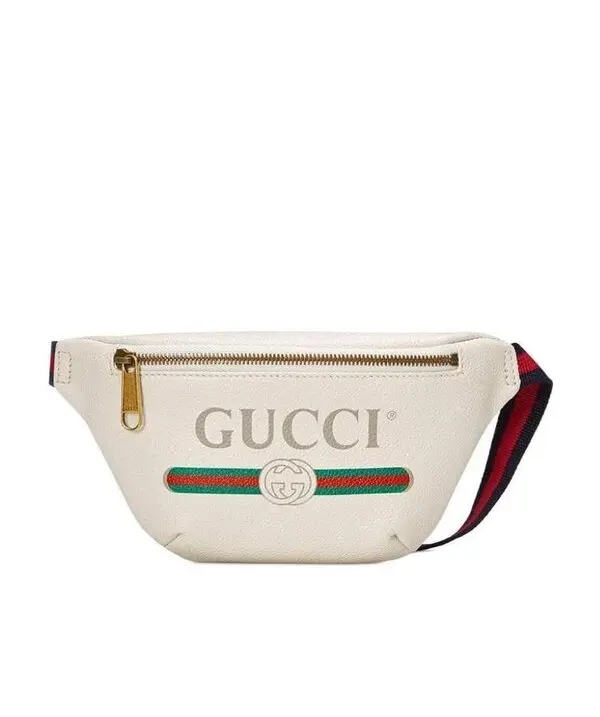 Gucci Print Small Belt Bag - White