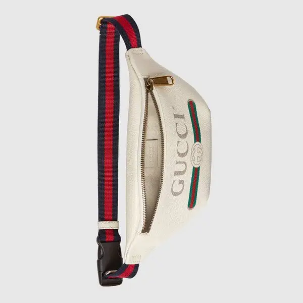 Gucci Print Small Belt Bag - White