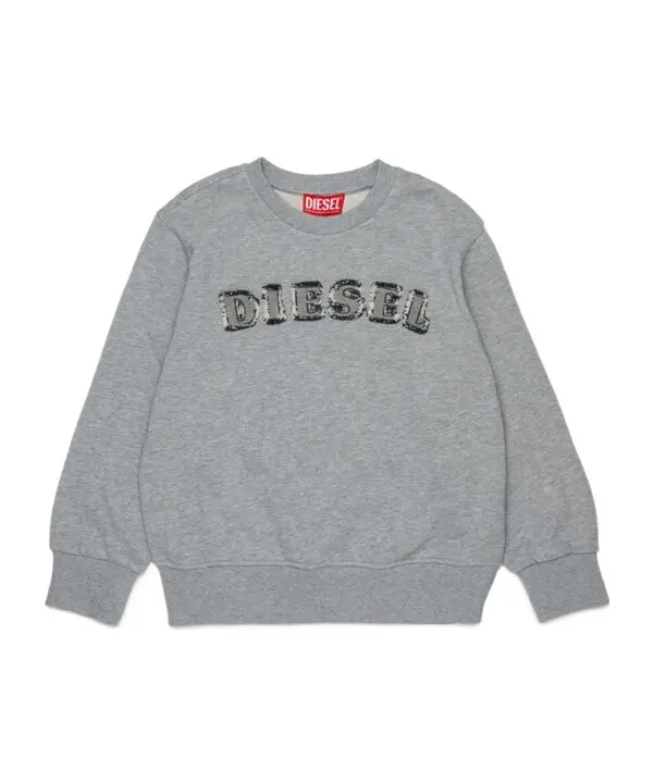DIESEL® Logo-print Sweater - Grey