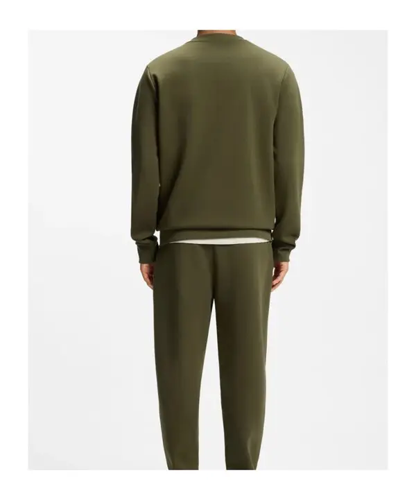 Hugo Boss Cotton-blend Sweatshirt With Double B Monogram