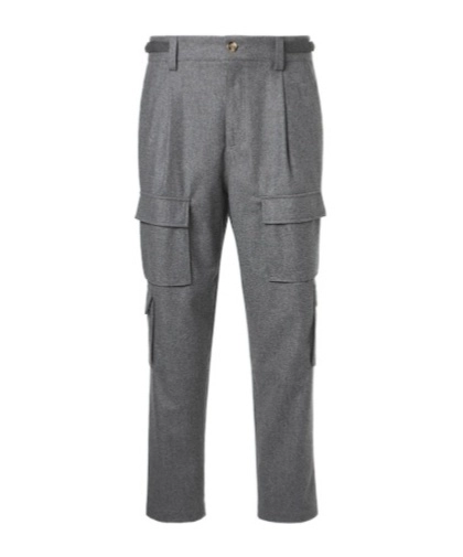 Brunello Cucinelli Virgin Wool Cargo Pants