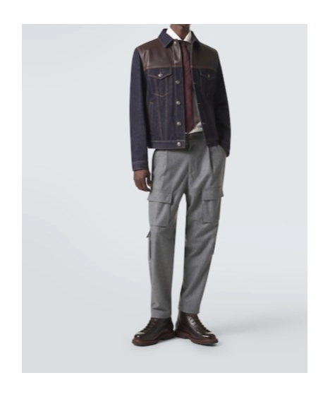 Brunello Cucinelli Virgin Wool Cargo Pants