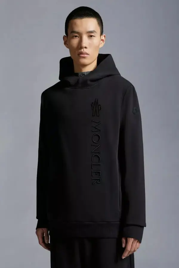 Moncler Logo Detailed Long Sleeved Hoodie