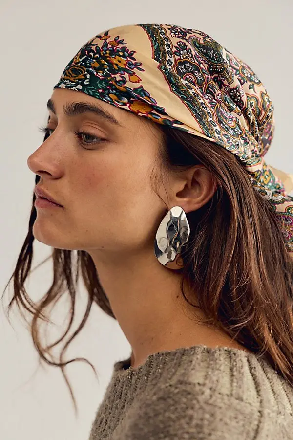 Free People Leon Earring - Silver Dome