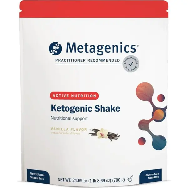 METAGENICS Ketogenic Low Carb Protein Shake Powder Vanilla 14 Servings - None