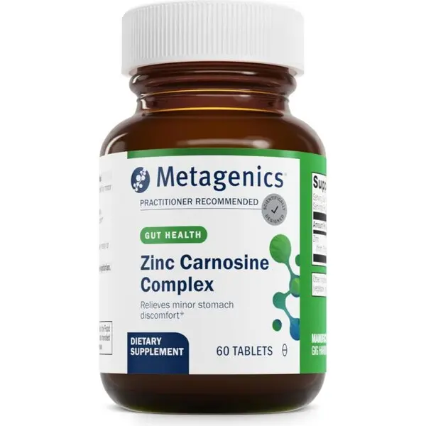 METAGENICS Zinlori 75 High Potency Zinc Carnosine Complex Supplement 60 Tablets