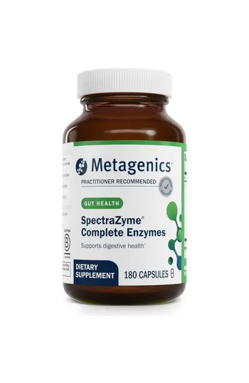 METAGENICS Spectrazyme Enzyme Complex Digestive Support Capsules 180 Capsules