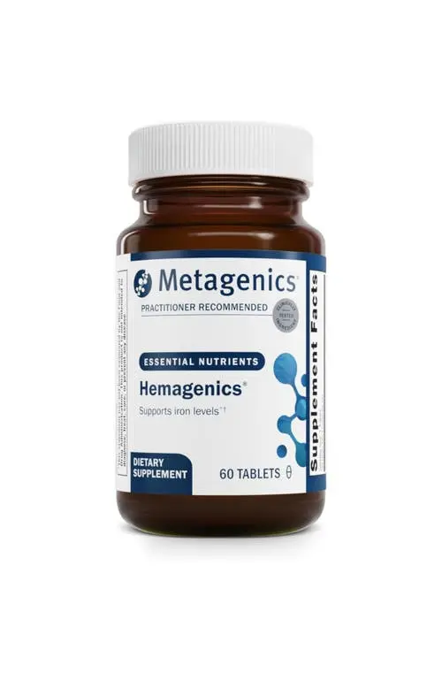 METAGENICS Hemagenics Iron Supplement With B12 B6 And Folate Tablets 60 Tablets - None