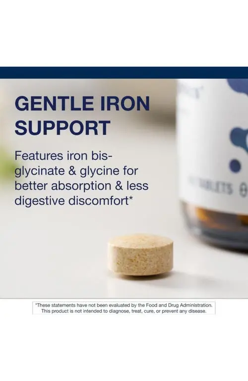 METAGENICS Hemagenics Iron Supplement With B12 B6 And Folate Tablets 60 Tablets