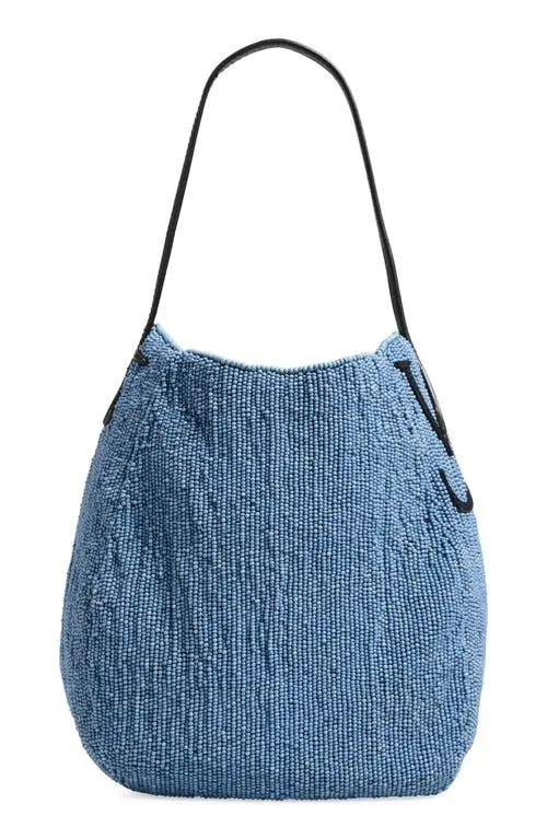 JW Anderson Beaded Small Bulb Bag - Blue 800