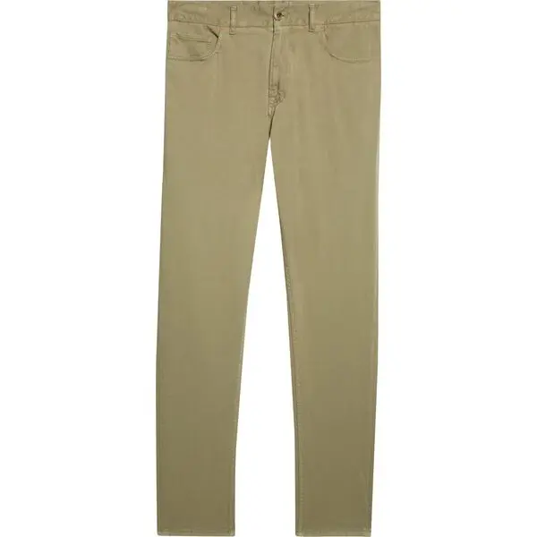 Isaia Chiaja Slim Fit Cashmere & Cotton Stretch Pants