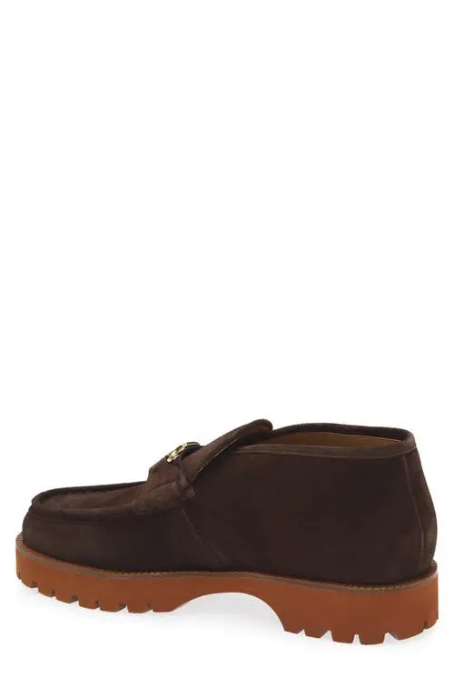 Valentino Garavani Vlogo Signature Leather Loafer Boot