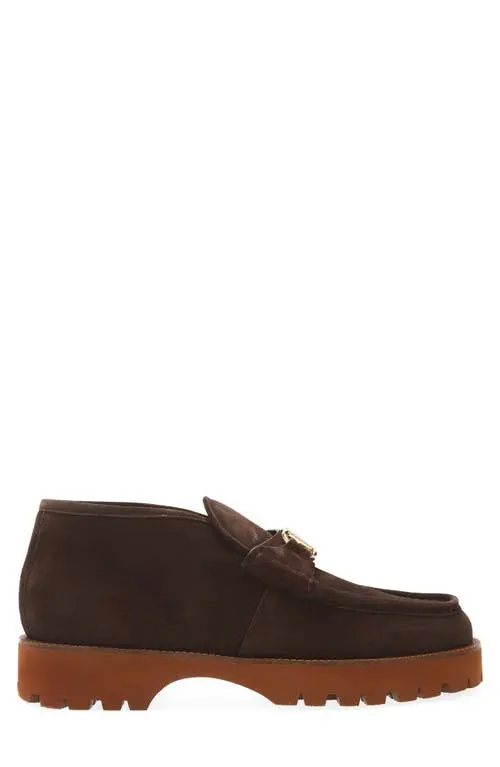 Valentino Garavani Vlogo Signature Leather Loafer Boot