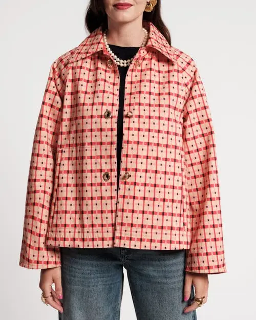 FRANCES VALENTINE Short Spiffy Trench Lollipop