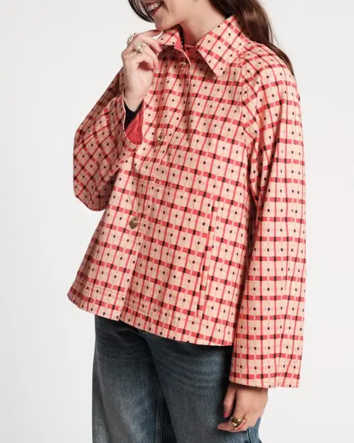 FRANCES VALENTINE Short Spiffy Trench Lollipop
