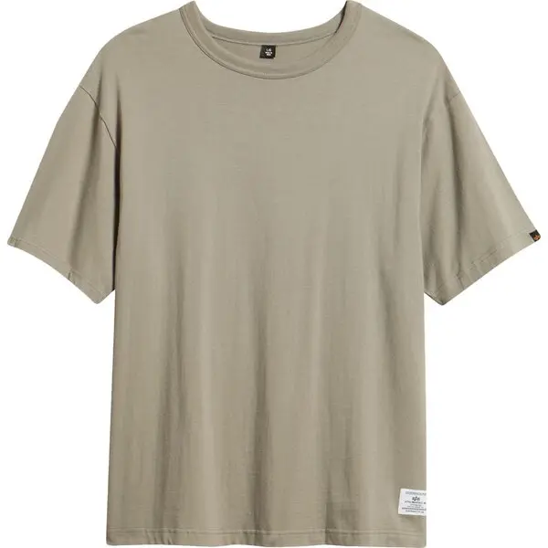 Alpha Industries Essential Relaxed Fit T-shirt - Mid Gray