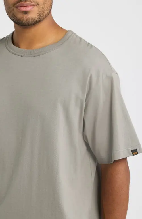 Alpha Industries Essential Relaxed Fit T-shirt - Mid Gray