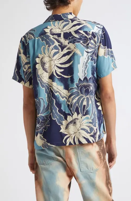 JW Anderson Floral Viscose Camp Shirt