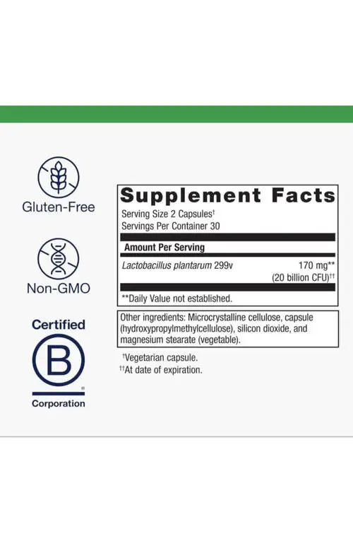 METAGENICS Ultraflora Intensive Care Probiotic Digestive Supplement 60 Capsules
