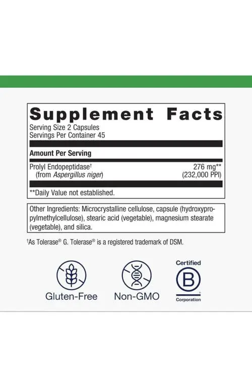 METAGENICS Spectrazyme Gluten Digest Enzyme Capsules 90 Capsules