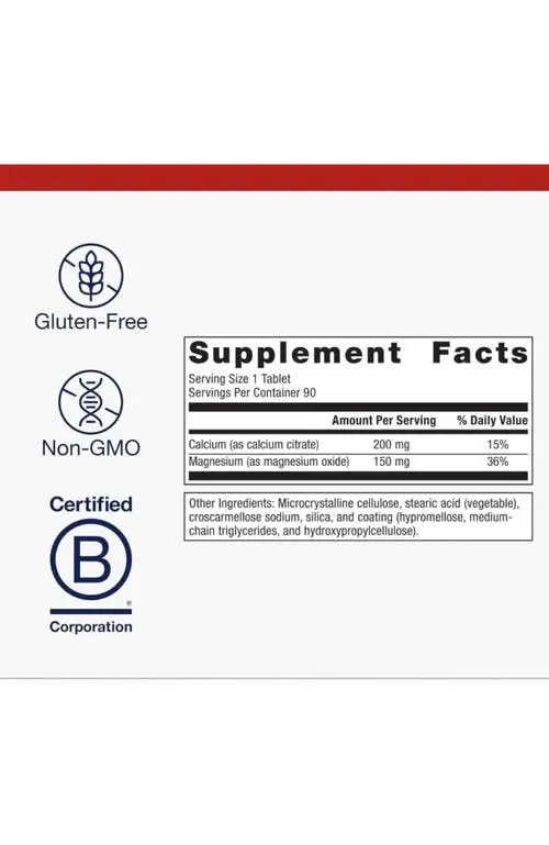 METAGENICS Bone Builder Vegetarian Balanced Calcium Magnesium Mineral Complex 90 Servings