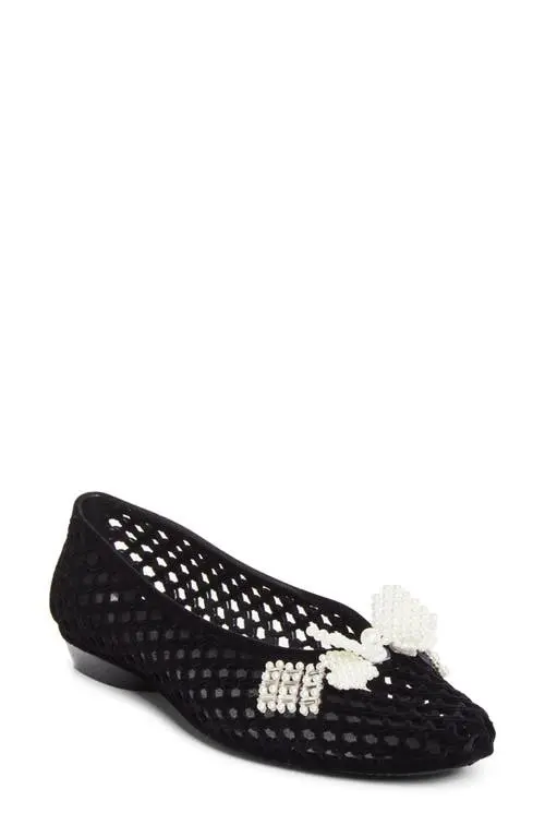 HEAVENLY JELLY Embellished Ballet Flats