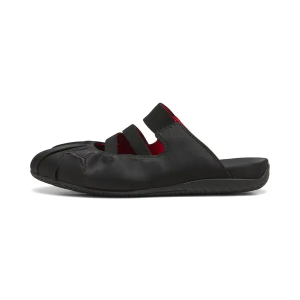 PUMA Speedcat Mule Satin Sneakers - Black