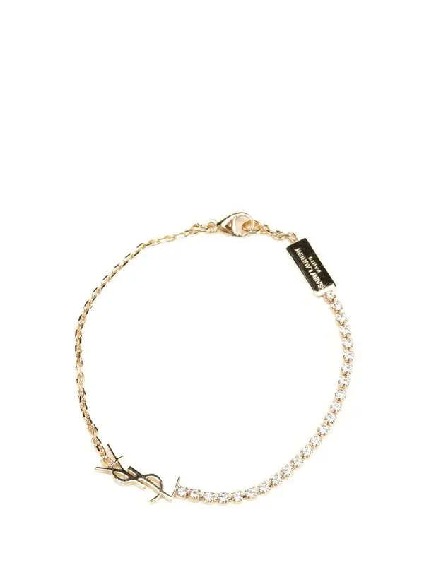 Saint Laurent Monogram Bracelt - Gold