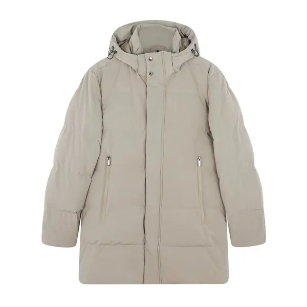 Paul & Shark Typhoon Re-4x4 Stretch Long Quilted Down Jacket