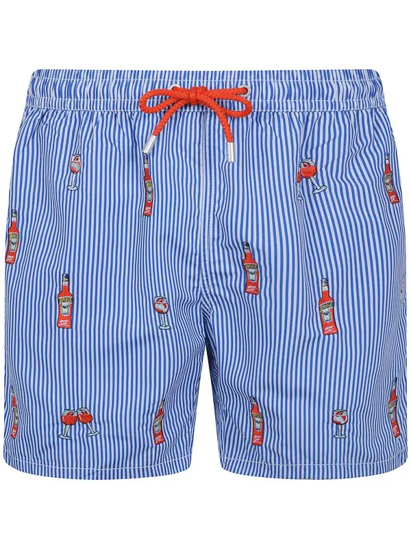 MC2 SAINT BARTH Gustavia" Print Swim Shorts - Multi