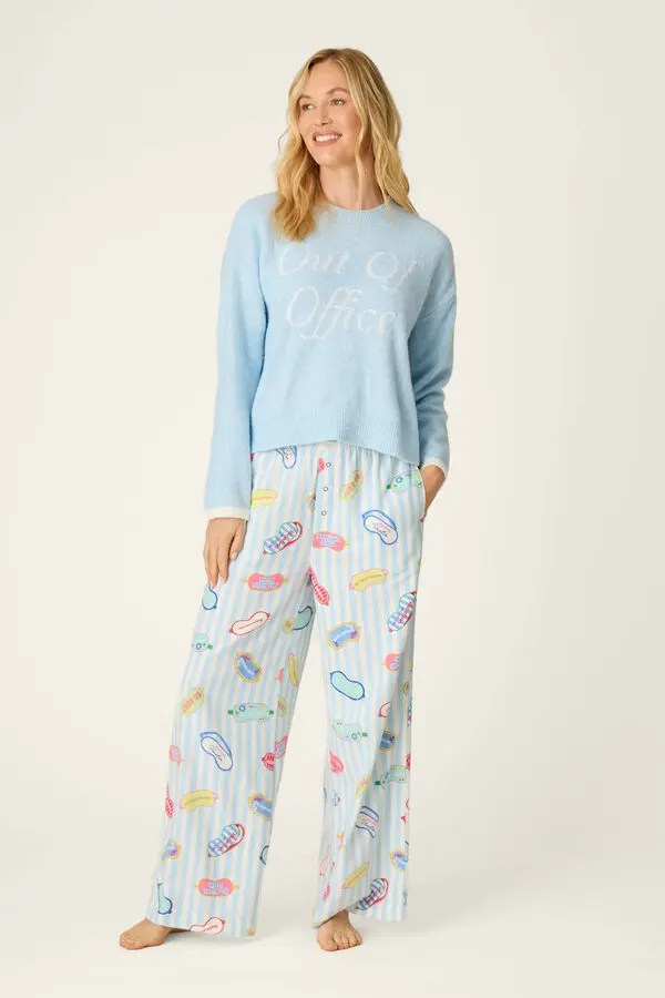 PJ Salvage Out Of Office" Snuggle Knit Sweater