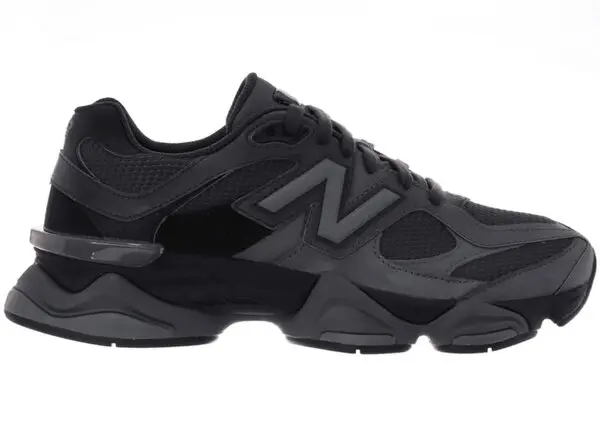 NEW BALANCE 9060 Grey Toe Sneakers - Black