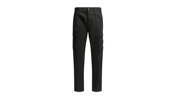 Stone Island Stretch Organic Cotton Twill Cargo Pants
