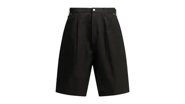 Comme Des Garçons Formal Cotton Shorts - Black