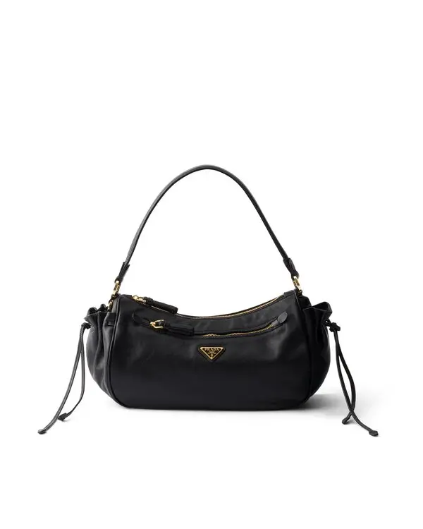 Prada Desiree Small Leather Bag - Black