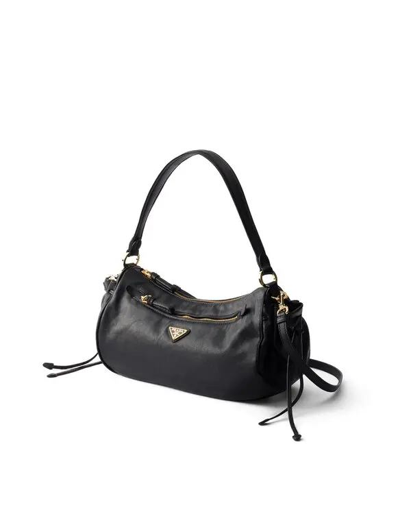Prada Desiree Small Leather Bag - Black