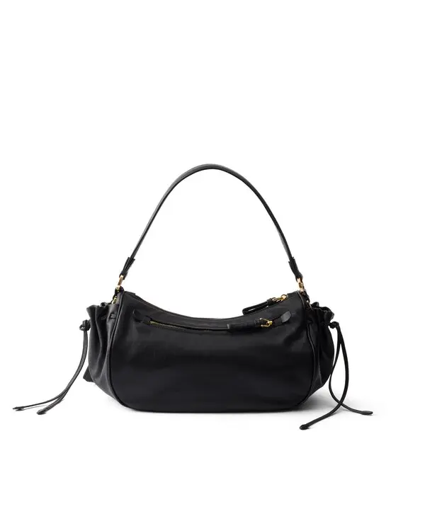 Prada Desiree Small Leather Bag - Black