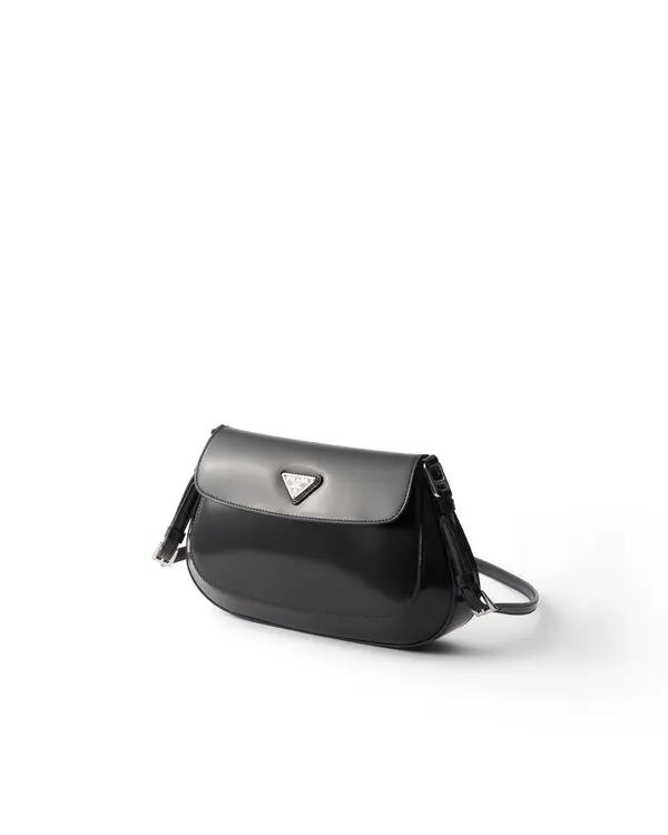 Prada Cleo Brushed Leather Shoulder Bag
