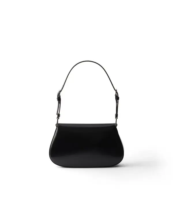 Prada Cleo Brushed Leather Shoulder Bag