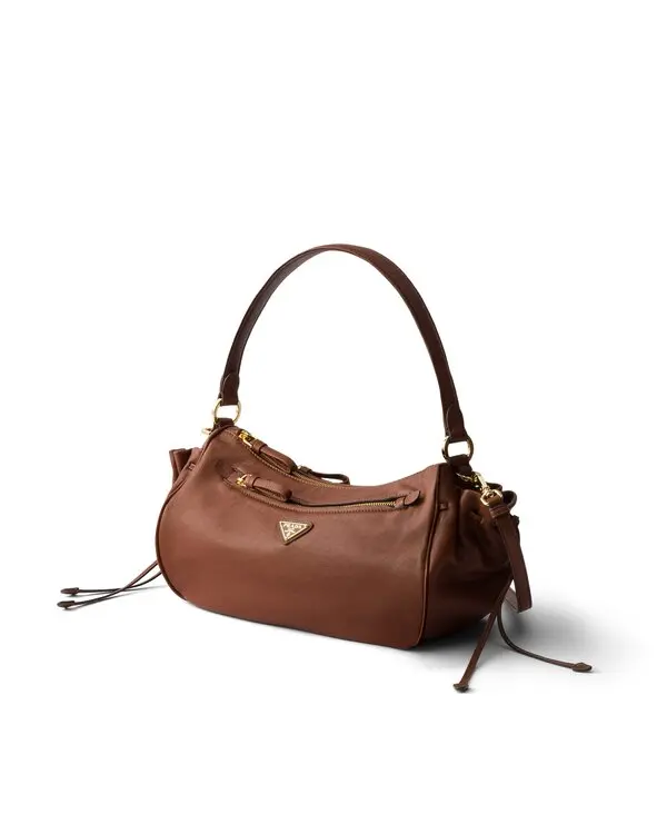 Prada Desiree Small Leather Bag - Brown