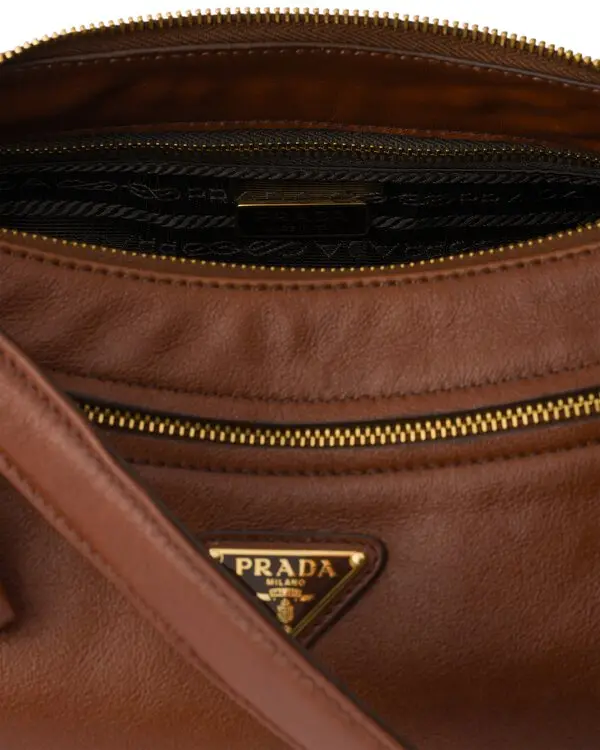 Prada Desiree Small Leather Bag - Brown