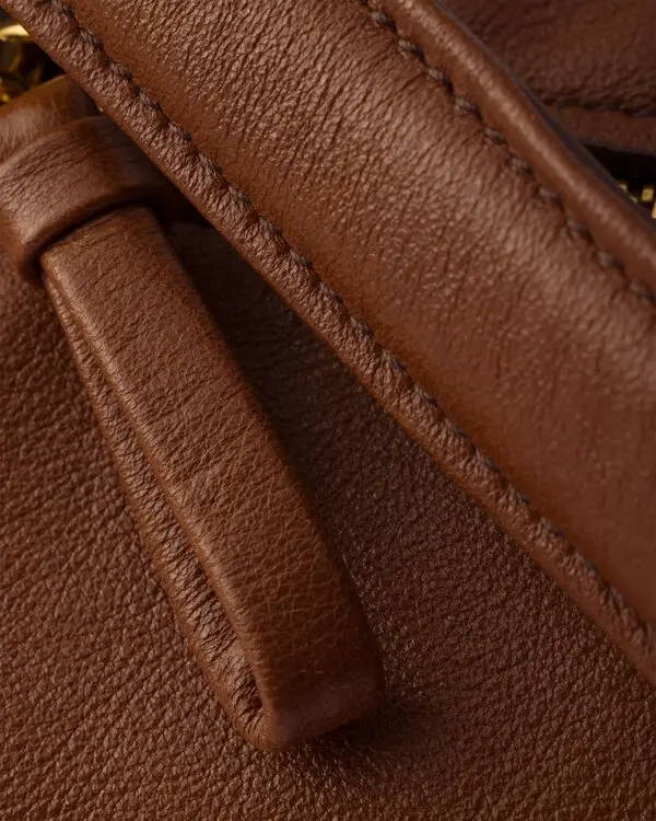 Prada Desiree Small Leather Bag - Brown