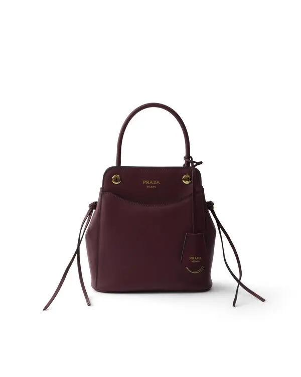 Prada Carry Leather Mini Handbag