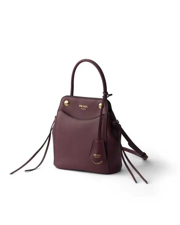 Prada Carry Leather Mini Handbag