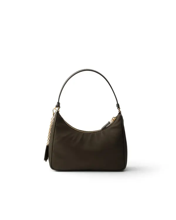 Prada Re-edition 2005 Re-nylon And Saffiano Mini Bag - Green