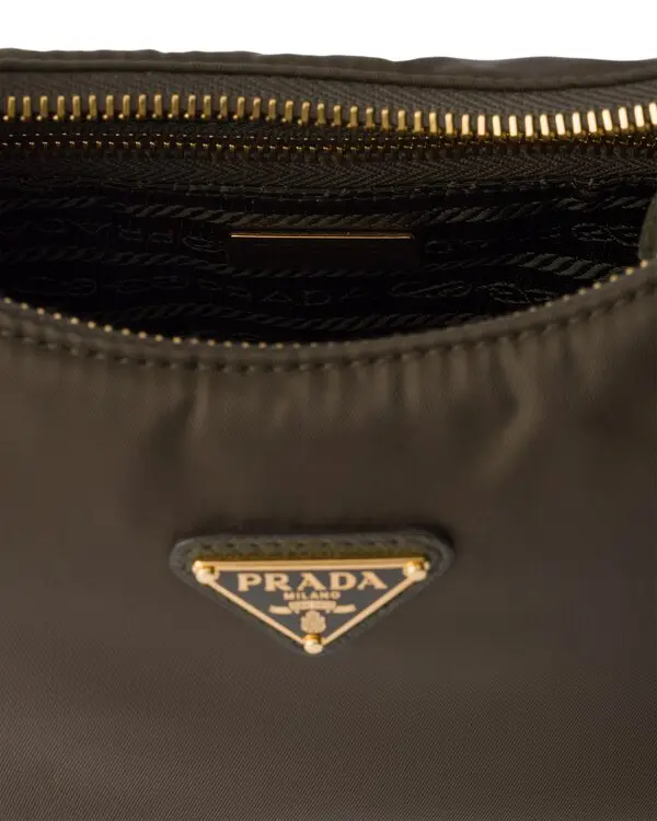 Prada Re-edition 2005 Re-nylon And Saffiano Mini Bag - Green