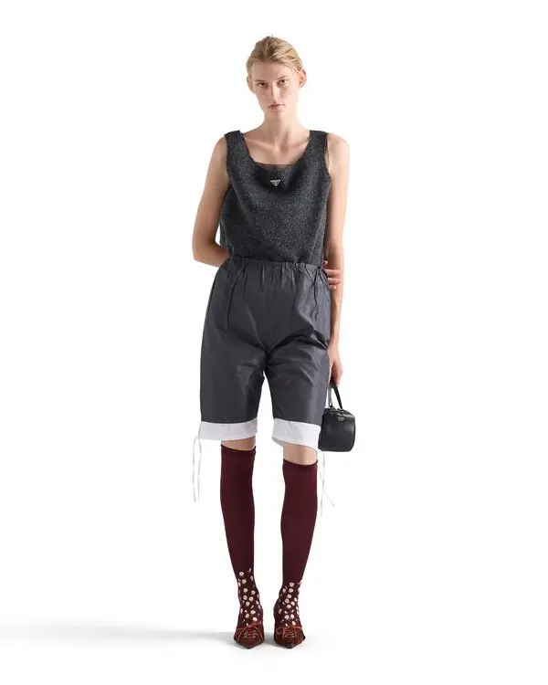 Prada Taffeta Bermuda Shorts