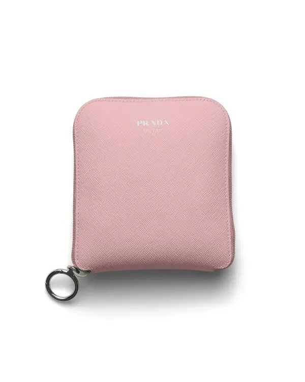 Prada Saffiano Leather Pendant With Re-nylon Tote Bag