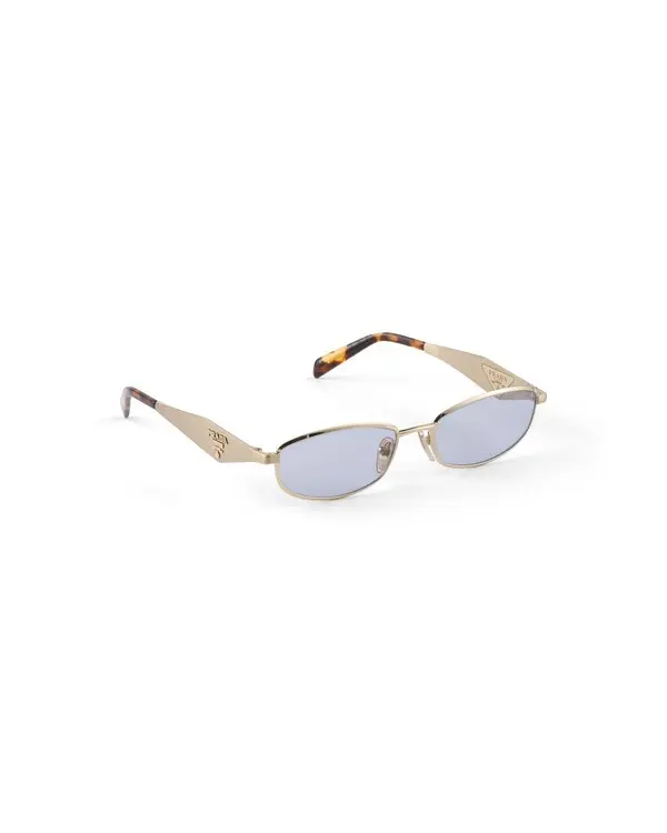 Prada Metal Frame Sunglasses With Logo