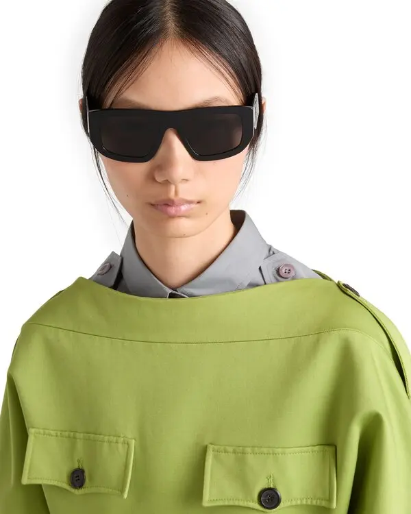 Prada Sunglasses With Triangle Logo